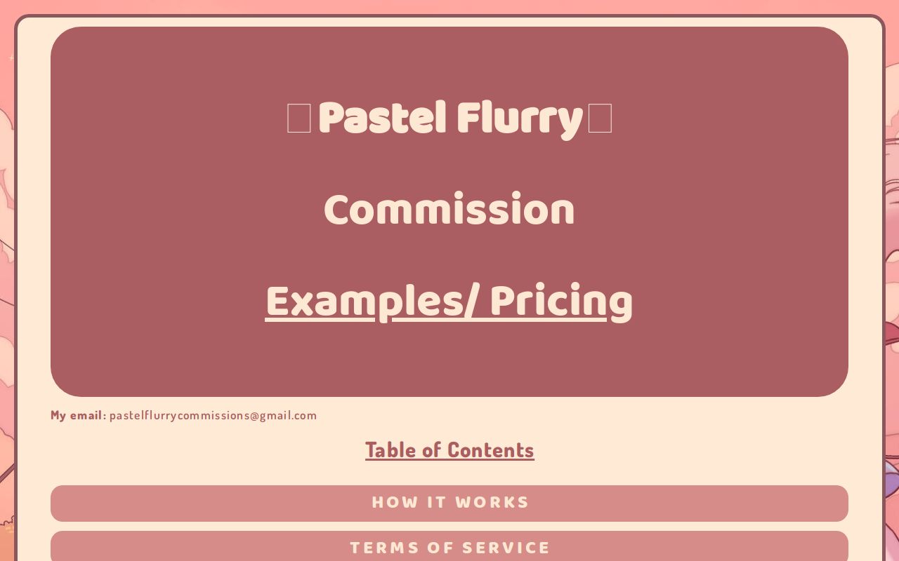 Pastel Flurry Commissions Pricing